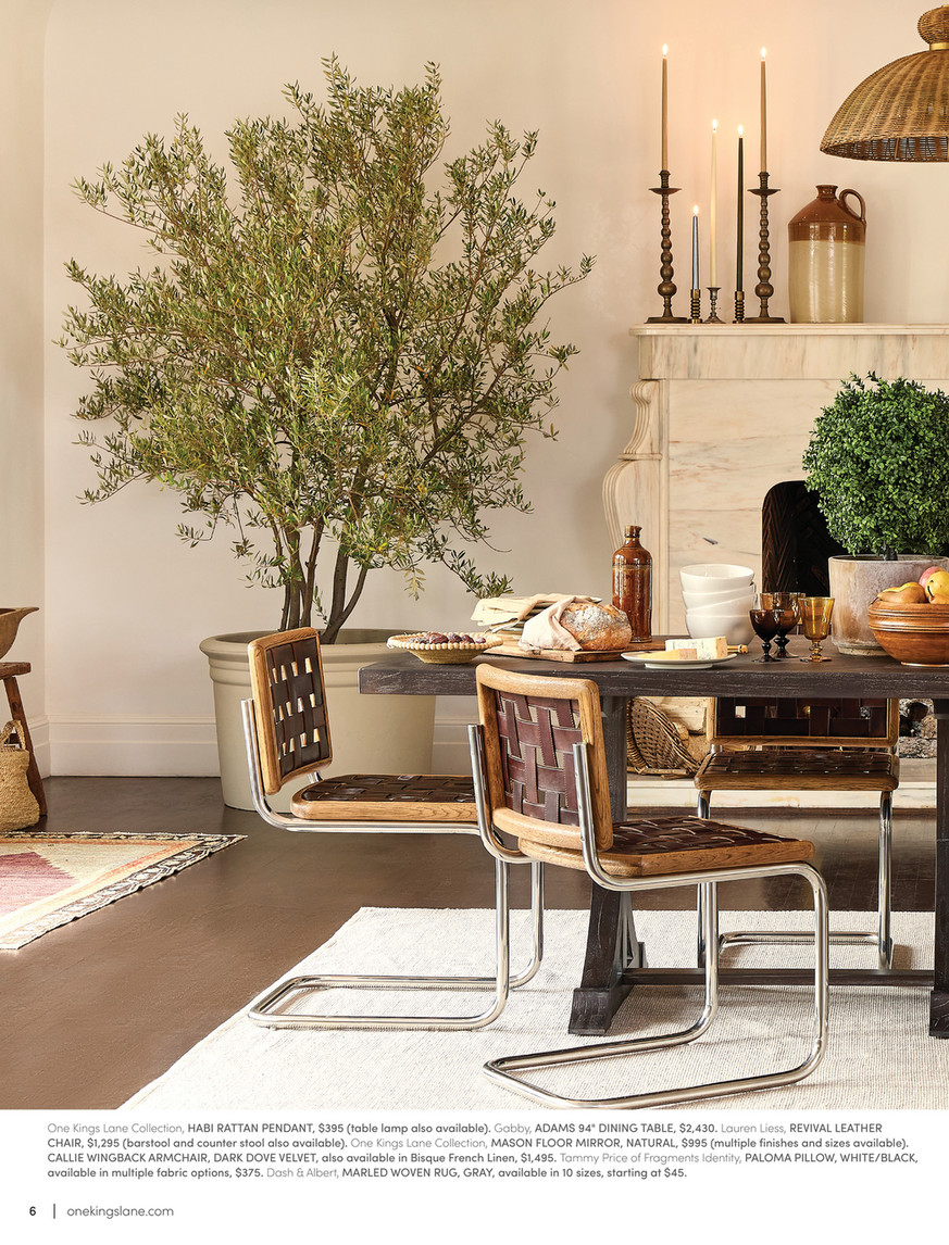 One kings lane dining table store